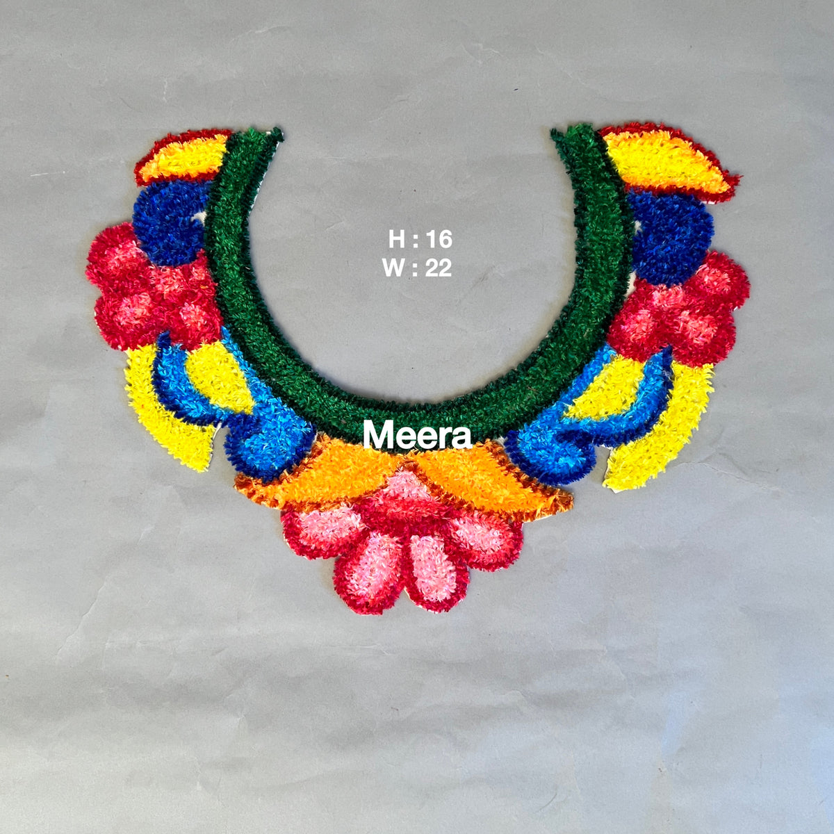 Tulip Thali - Tatabhovati Rangoli Mat – The Meera Studio