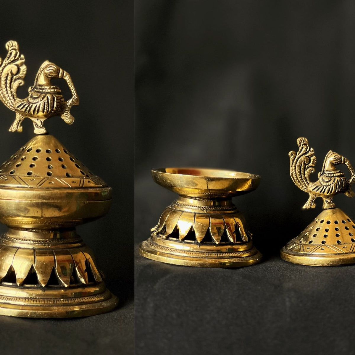 Peacock Dhoopdani – The Meera Studio